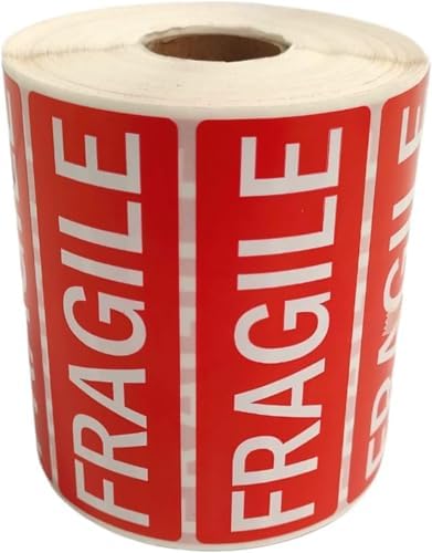 Professional Fragile Parcel Labels Stickers Permanent Self Adhesive ...