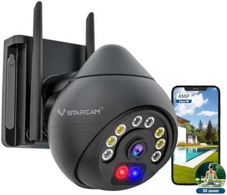 Amazon.com : VSTARCAM 4MP Security Camera Outdoor, 2.5K HD WiFi ...