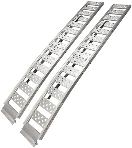 Amazon.com: REESE 9515020 Arched Center-fold Aluminum Loading Ramp, 12 ...