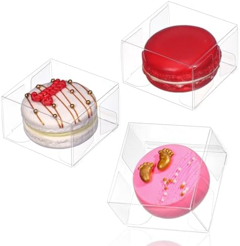 Amazon.com: ROSPAKTEK 50Pcs 2.17x2.17x1.38 Inch Single Chocolate ...