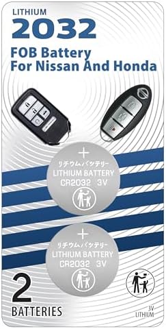 Amazon.com: (2 Pack) CR2032 2032 Remote Key FOB Battery OEM Replacement ...
