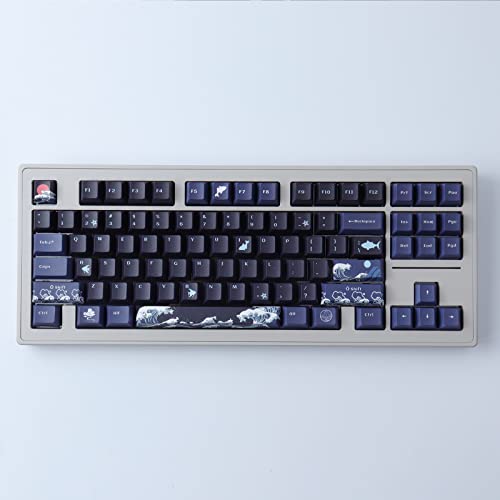 PBT Keycaps,JakeTsai 128 Keys Dye Sublimation Cherry Profile Keycaps ...