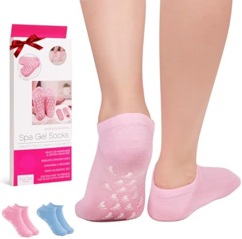 Amazon.com : 2Pairs Moisturizing Socks - Gel Socks for Dry Cracked Feet ...