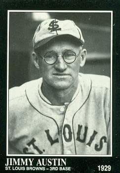 Amazon.com: Jimmy Austin Baseball Card (St. Louis Browns) 1991 Sporting ...