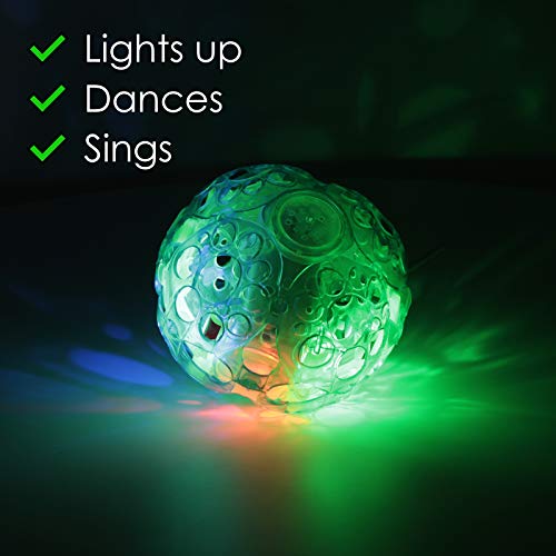 Snapklik.com : Haktoys Light Up Bouncing Ball, 4 Vibrating Crazy Fun Toy