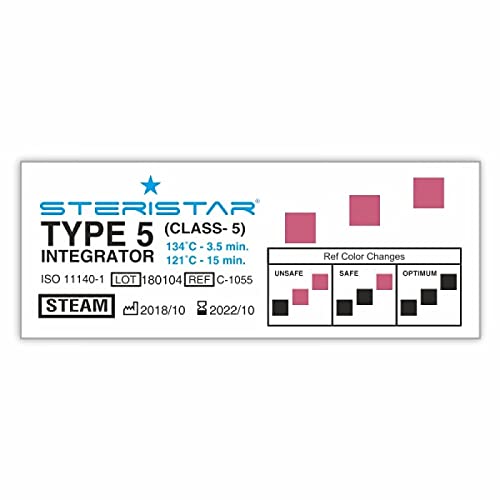 STERISTAR TYPE 5 [Class 5] Integrator (250 pcs.) | Autoclave Chemical ...