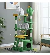 Amazon.com : Oceskyha Cat House-Cat Tree for Large Cat Indoor,Suitable ...