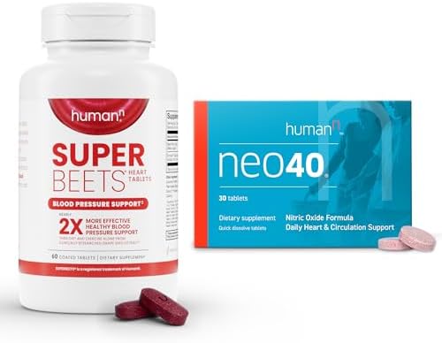 Amazon.com: humanN SuperBeets Heart Tablets & Neo40 Daily : Health ...