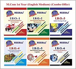Buy IGNOU M.COM FIRST YEAR HELP BOOKS COMBO (IBO1,IBO2,IBO3,IBO4,IBO5 ...