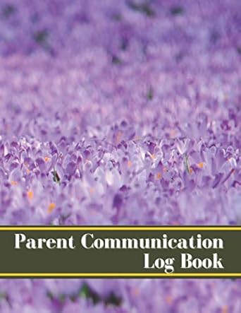Parent Communication Log Book - communication log book for supervisor ...