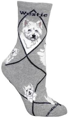 Amazon.com: Westies West Highland Terrier Socks : Clothing, Shoes & Jewelry