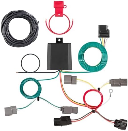 Amazon.com: BKDK CURT 56508 Vehicle-Side Custom 4-Pin Trailer Wiring ...
