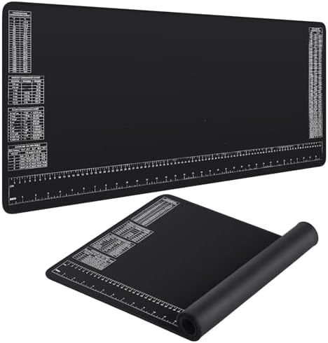 Amazon.com: Drydiet 2 Pcs Neoprene Mat with Ruler and Reference Charts ...