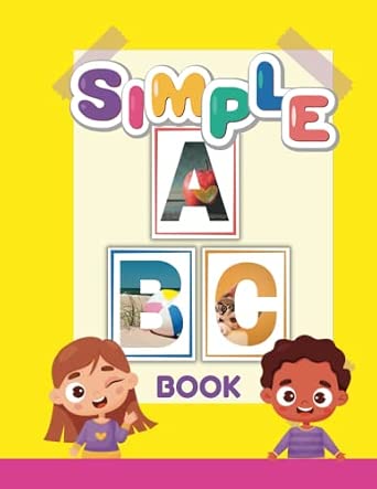 Simple ABC Book: Letter Recognition For Toddlers (Finger Tracing Books ...