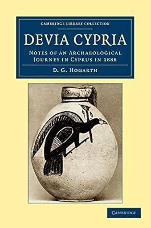 Amazon.com: Devia Cypria: Notes of an Archaeological Journey in Cyprus ...