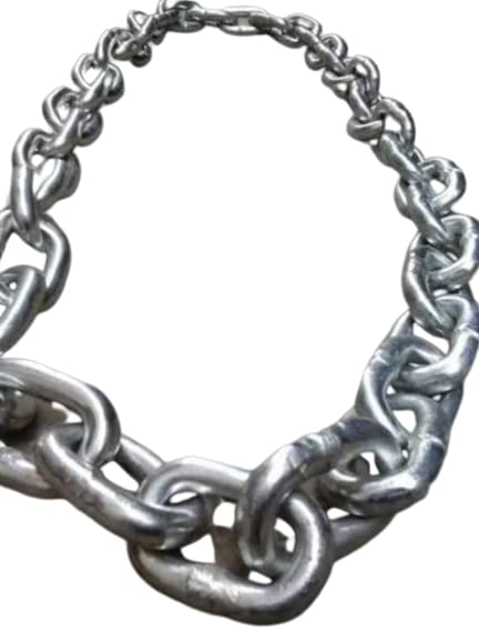 Silver mild Steel MS Chain GI 12MM 25kg : Amazon.in: Home Improvement