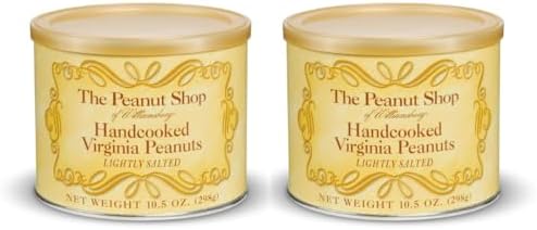 Amazon.com : The Peanut Shop Handcooked Lightly Salted Virginia Peanuts ...