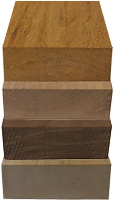 Amazon.com: Exotic Wood Zone's Pack of 4 African Mahogany, Basswood ...