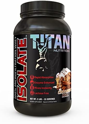 Amazon.com: Titan Isolate Whey Protein, 2 lbs - Microfiltered Whey ...