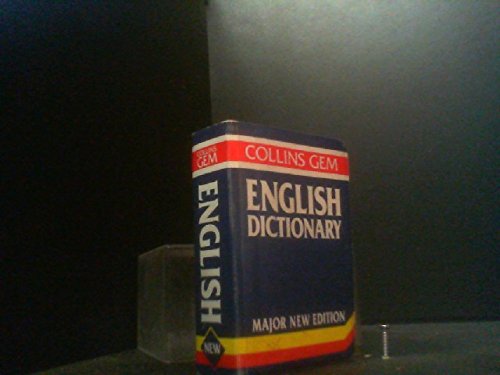 Collins Gem English Dictionary (Collins Gems) (Gem Dictionaries): HarperCollins: 9780004589343 ...