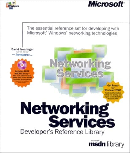 Microsoft Network Services Developer's Reference Library (Dv-Mpe Microsoft Windows Programming ...