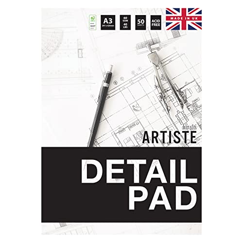 Artiste A3 Detail Paper Pad 60gsm 50 Sheets – BigaMart
