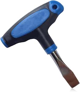 12mm T-Handle Flat Head Screwdriver – Ergonomic Plastic Handle, Easy to ...