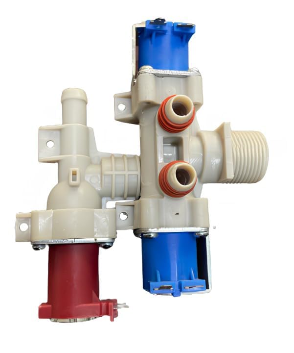 SPARESADDA Inlet Valve, Water Feed Valve, 3 Way, DC 12V, Compatiable ...