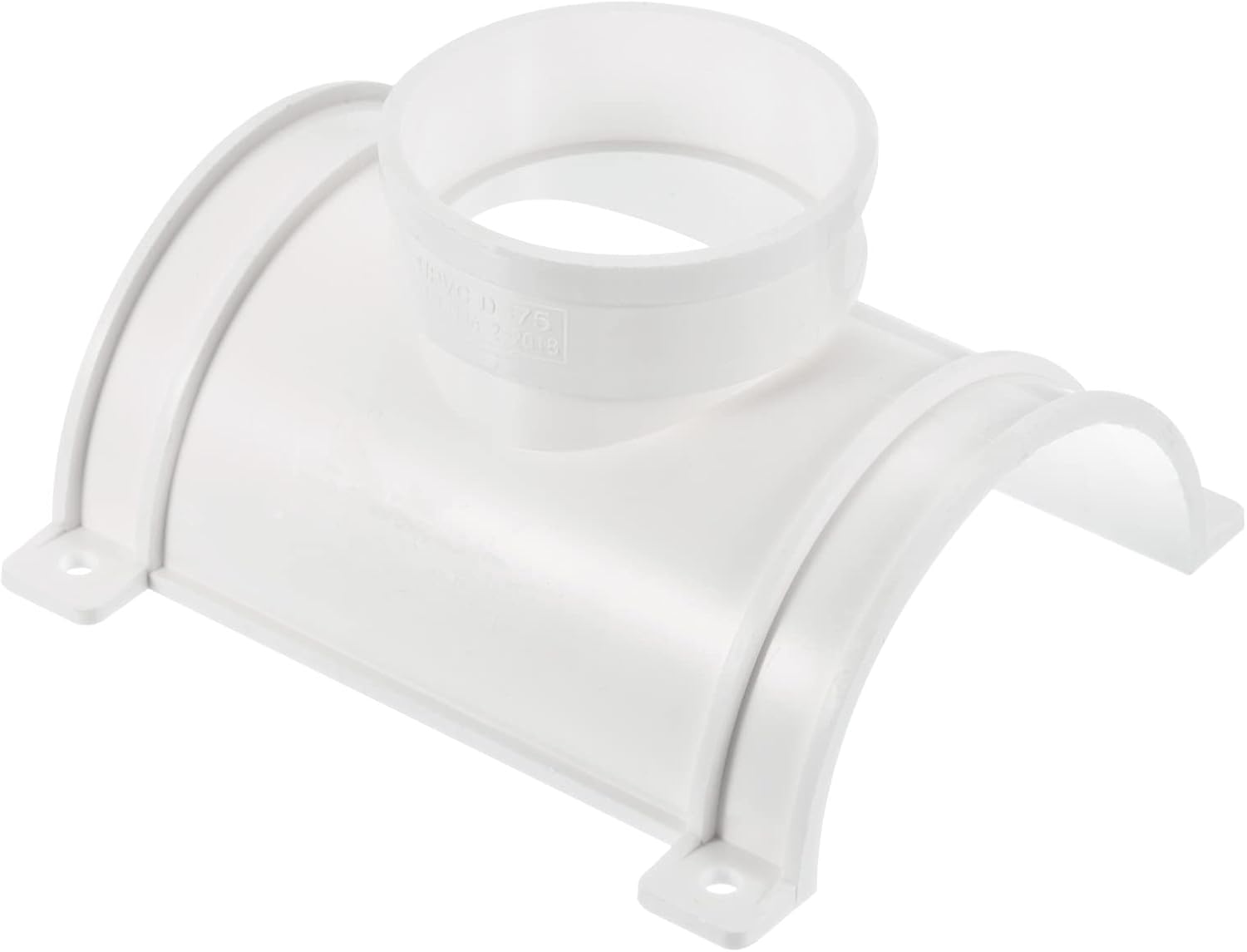 PATIKIL 110x75mm ID PVC Pipe 3-Way Saddle Tee Kit, 1 Pack Fitting Tube ...