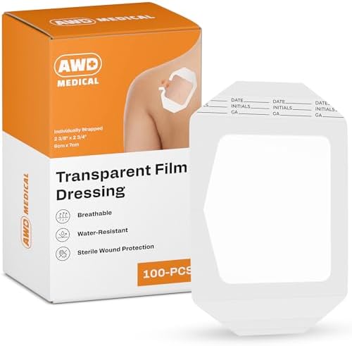 Amazon.com: AWD Transparent Film Dressing - Waterproof Transparent ...