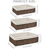 Amazon.com: 3 PCS Handmade Wicker Baskets for Organizing Storage Basket ...
