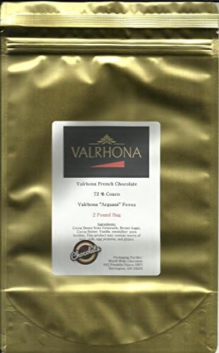 Amazon.com : Valrhona Chocolate Araguani 72% Feves - 2 lb : Grocery ...