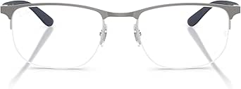 Amazon.com: Ray-Ban RX6513 Rectangular Prescription Eyewear Frames ...