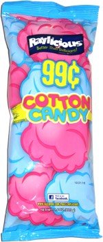 Amazon.com : Raylicious Cotton Candy 1.6 oz (one bag) : Grocery ...