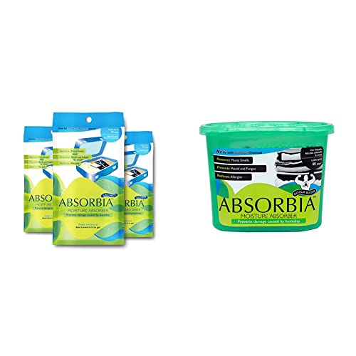 Absorbia Moisture Absorber | Absorbia Sachet - Pack of 3 (200ml Each ...