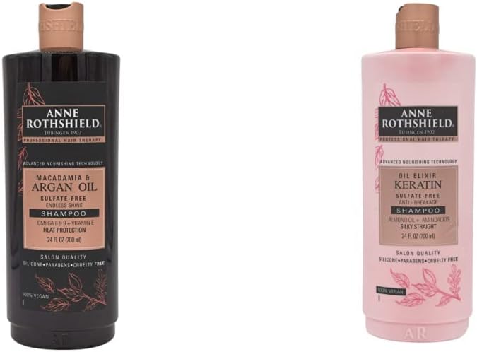 Anne Rothshield Shampoo Macadamia and Argan Oil 700Ml + Shampoo Keratin ...