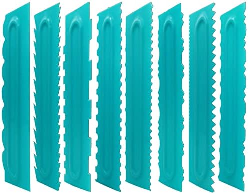 Amazon.com: 3 Pieces Cake Scraper Cake Decorating Comb Set, Stainless ...