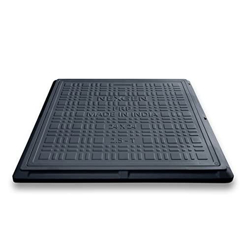 NEXGEN Fiber Reinforced Polymer (FRP) 2.5 Tons Capacity Manhole Cover ...