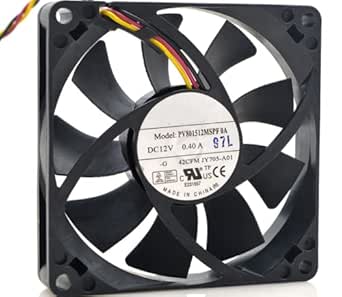 Amazon.com: PV801512MSPF0A 12V 0.40A 4.8W 4500RPM 29.02CFM 80X80X15MM 3 ...
