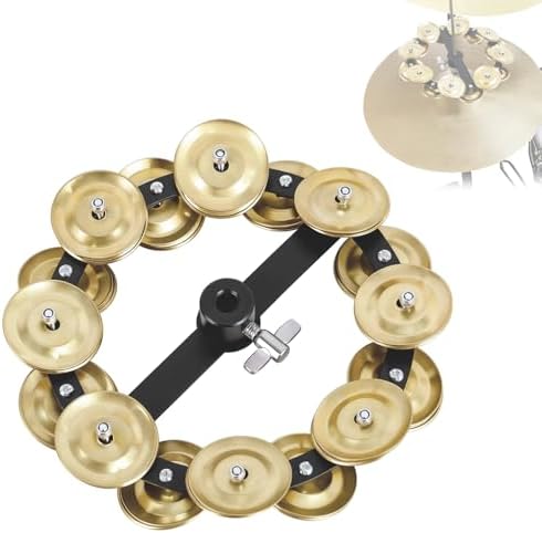 Amazon.com: EASTROCK 5.5 Inch Cymbal Hi-Hat Tambourine Mountable Hihat ...