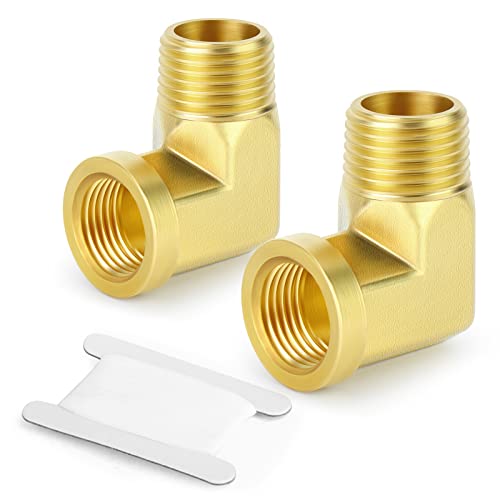 Snapklik.com : Gasher 8PCS Brass Pipe Fitting Inner And Outer Wire ...