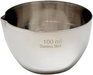 Stainless Steel Lab Beakers Crucibles with Spout Pouring Lip ...