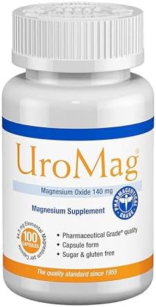 Amazon.com: UroMag Sugar-Free Magnesium Oxide Supplement, 100 Count ...