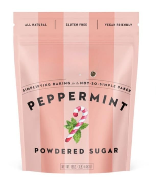 Amazon.com: Peppermint Powdered Gluten Free Vegan Sugar Holiday Sugar ...