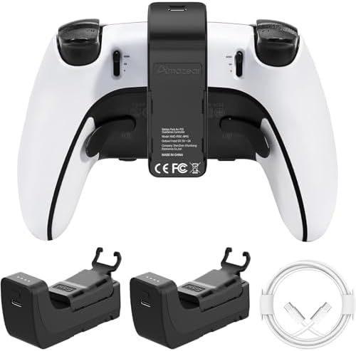 Amazon.com: EJGAME Rechargeable Battery Pack Compatible with PS5 ...