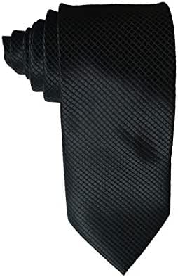 James Cavolini Italy Diamond Textured Black Neck Tie at Amazon Men’s ...