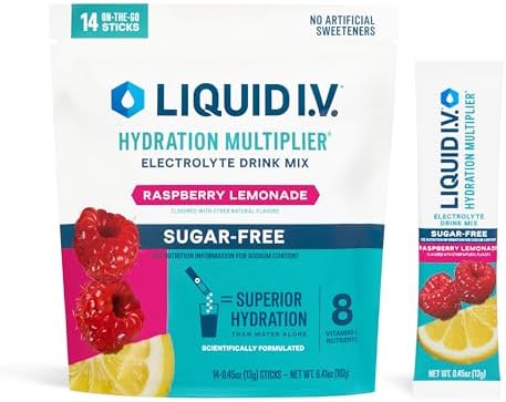 Amazon.com: Liquid I.V.® Hydration Multiplier Sugar Free – Raspberry ...