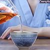 Amazon.com | CmengAo Beautiful Jianzhan Tea Cup, 3d Silver Lotus Inlaid ...
