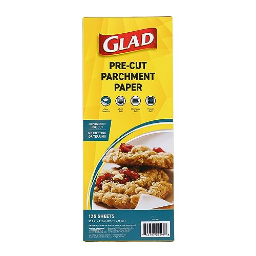 Snapklik.com : Glad Pre-Cut Parchment Paper For BakingPre-Cut Baking Paper