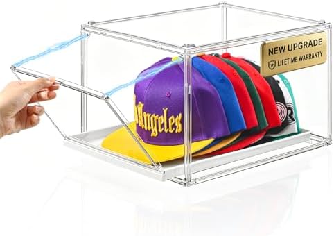 Amazon.com - Axidou Ultra Clear Hat Organizer Drawer for Baseball Caps ...